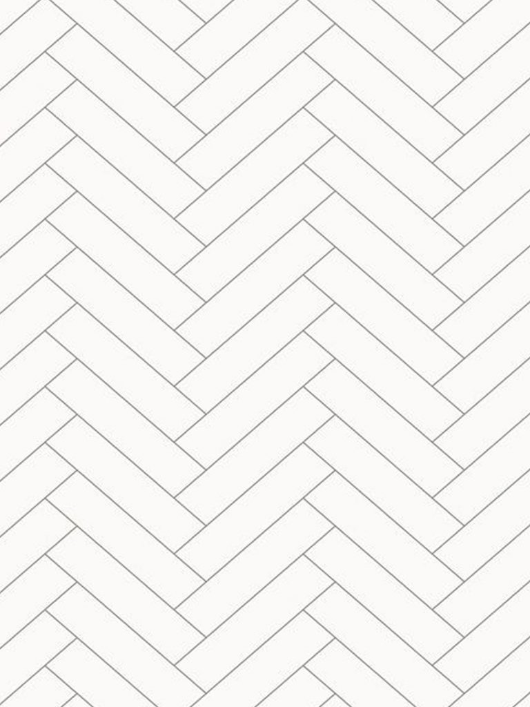 1M X 2.4M Chevron White Deluxe Panel - Giavani Bathrooms